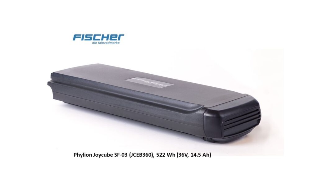 AANBIEDING: Fischer fietsaccu Phylion Joycube SF-03 (JCEB360-14.5) 522Wh (36 V, 14.5 Ah) excl ...